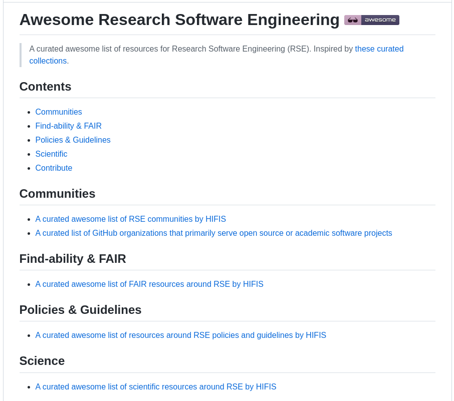 Awesome Research Software Engineering | Martin Stoffers